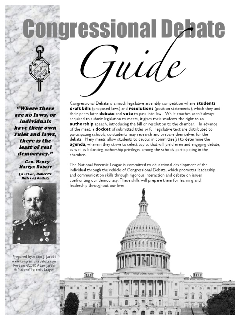 Student Congress Guide | Download Free PDF | United States Congress ...