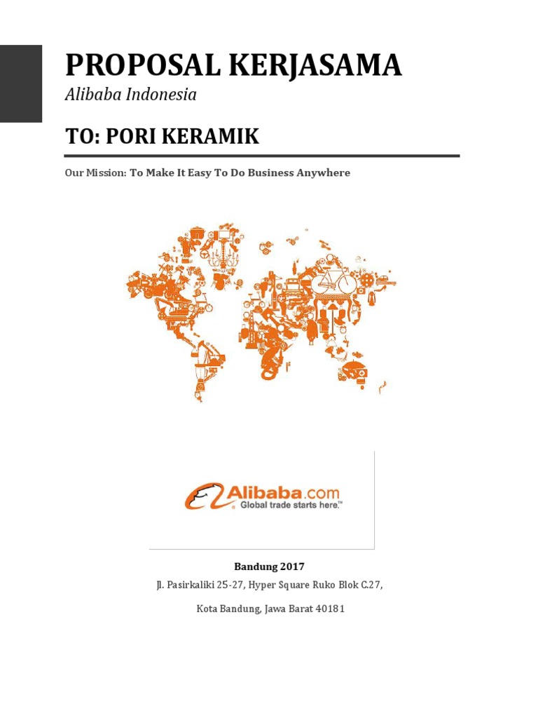 Proposal Alibaba Poli Keramik | PDF