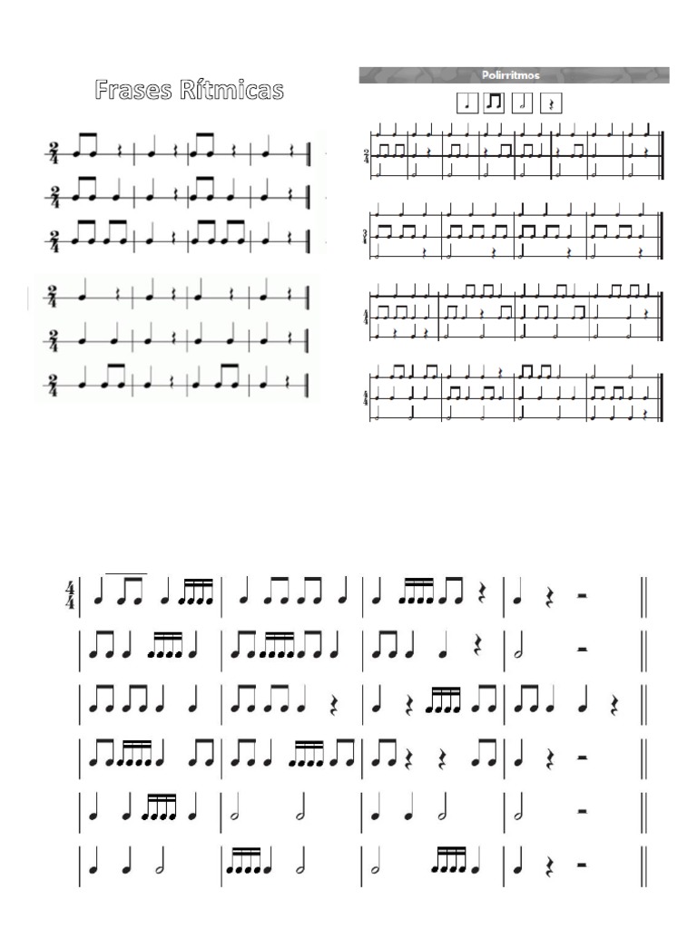 Frases Rítmicas | PDF