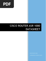 Asr1006 X Datasheet | PDF | Network Interface Controller | Computing