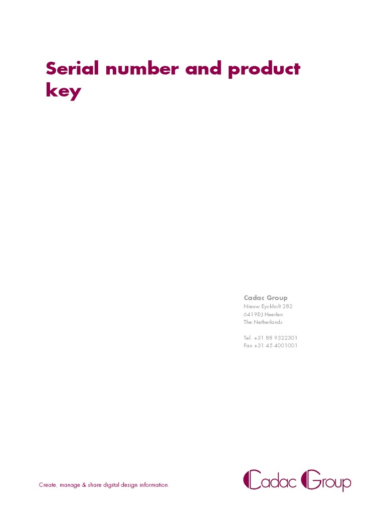 Serial Number and Productkey2 PDF | PDF | Autodesk | Auto Cad