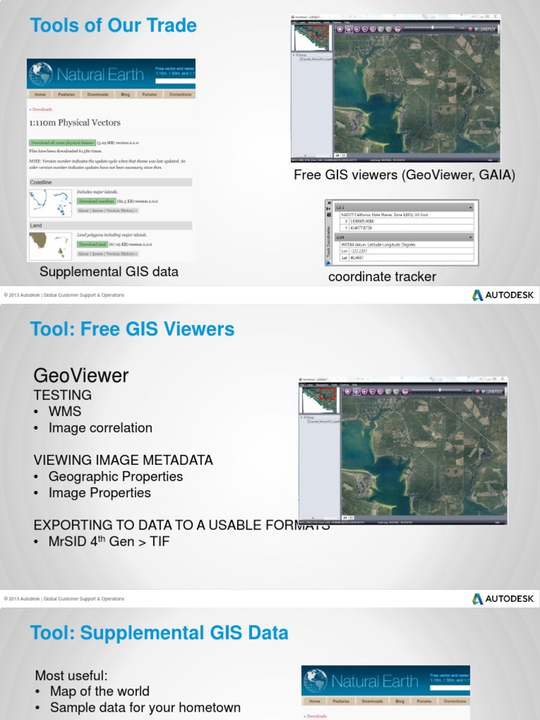 Autocad Map 3d Features | PDF | Arc Gis | Esri