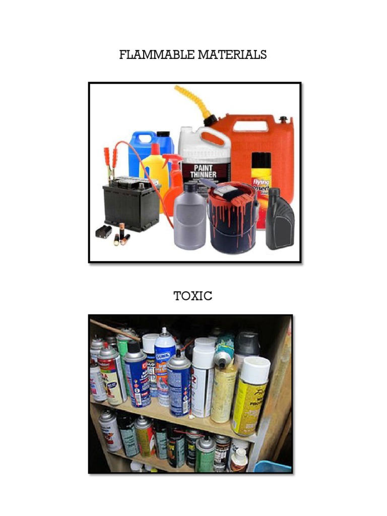 Flammable Materials | PDF