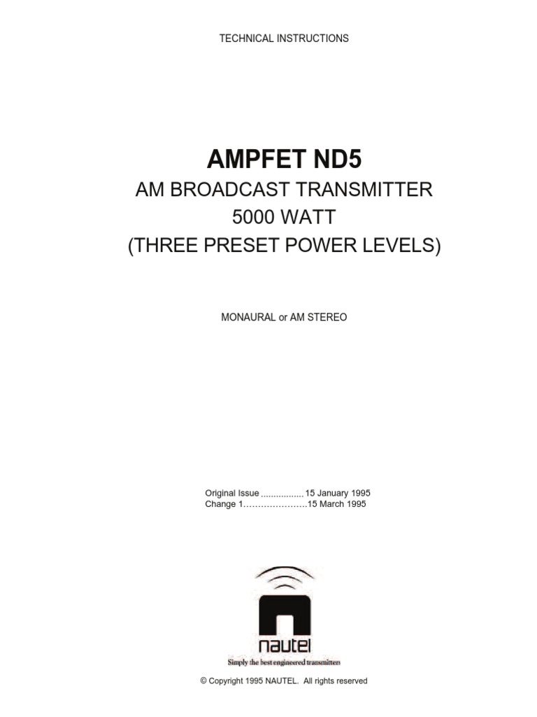 ND5 Manual | PDF | Electric Shock | Power Supply