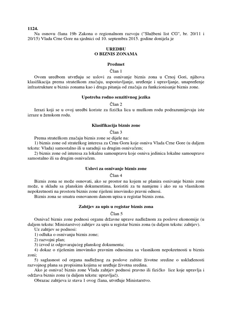 Službeni List Crne Gore Broj 55-2015