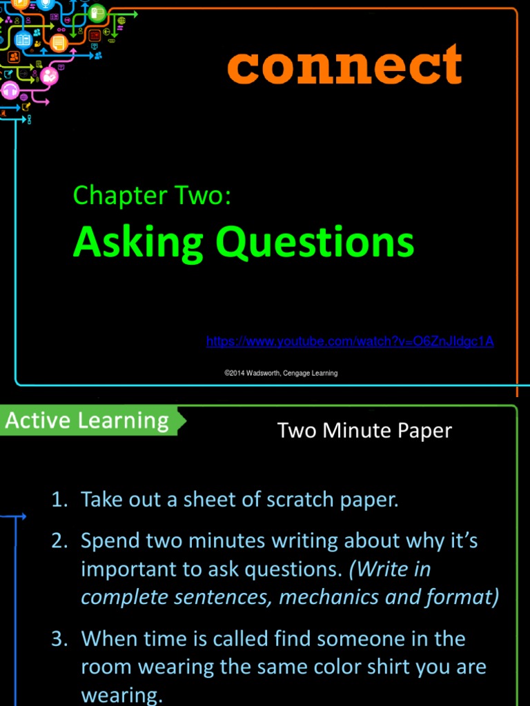 Chapter 2 Asking Questions | PDF | Doughnut | Critical Thinking