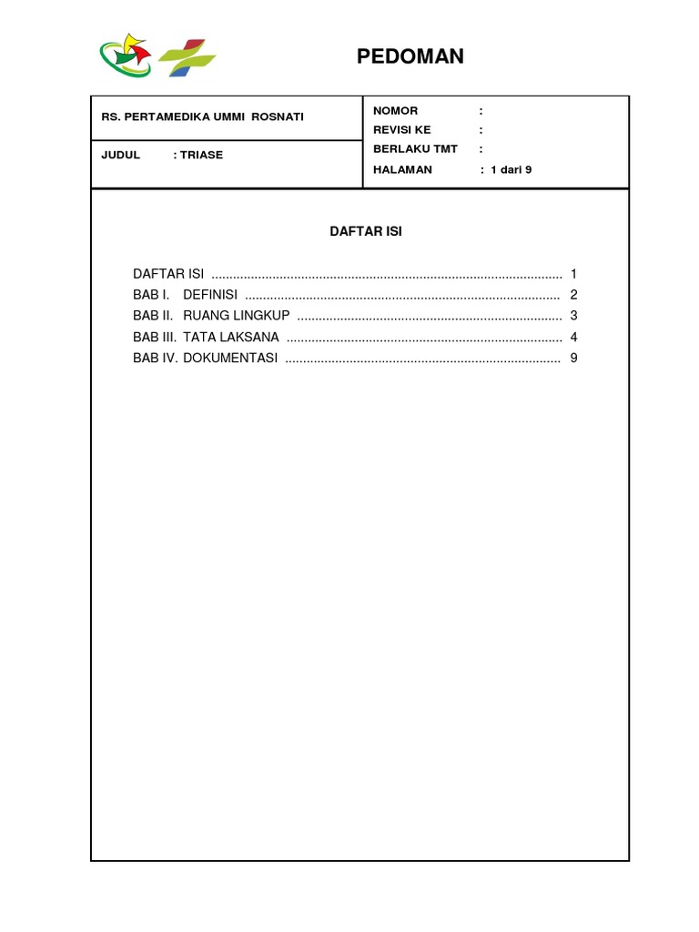Panduan Triase ESI untuk UGD | PDF