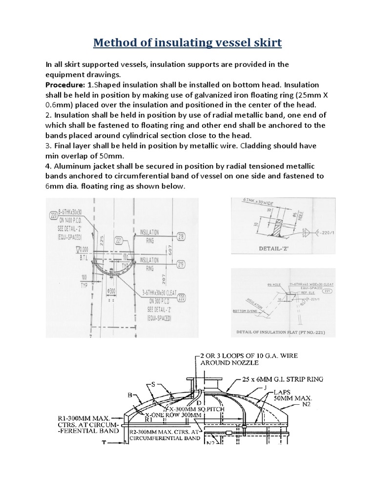 Skirt Insulation Annexure III | PDF