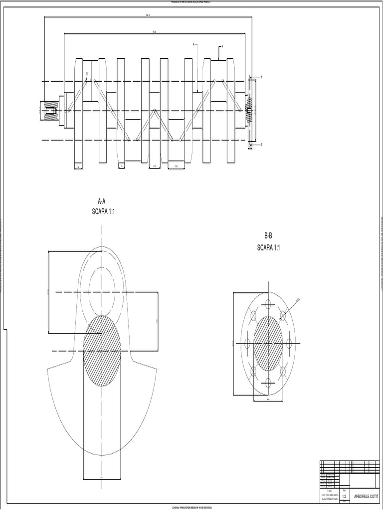 Design and Technical Drawings of a SCARA Robot Arm | PDF