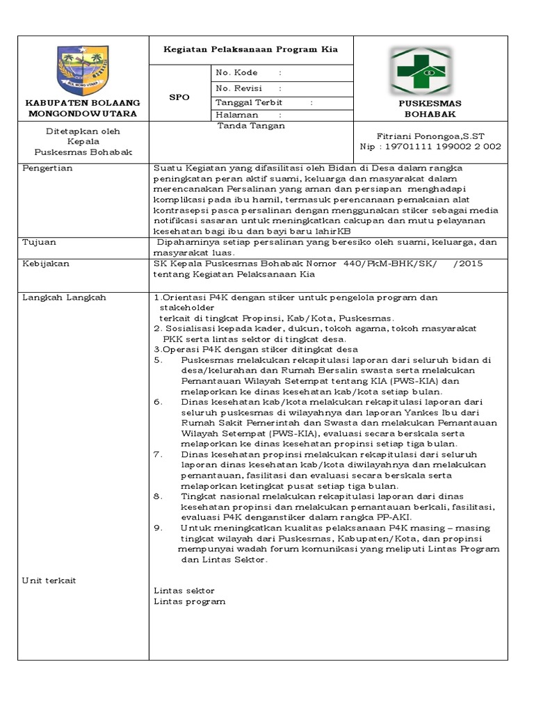 Spo Penempelan Stiker p4k | PDF