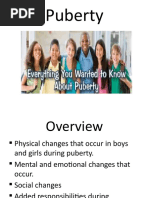 Changes During Puberty: Grade 5 | PDF