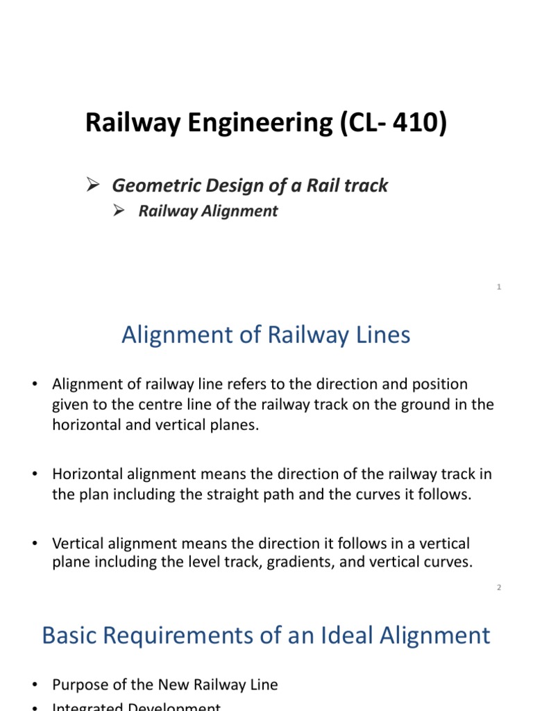 Railway Track Geometry | PDF | Track (Rail Transport) | Acceleration