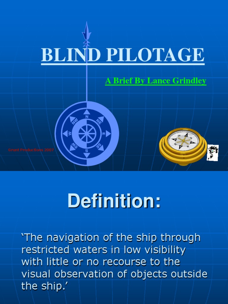 Blind Pilotage Techniques Overview | PDF | Navigation | Geography