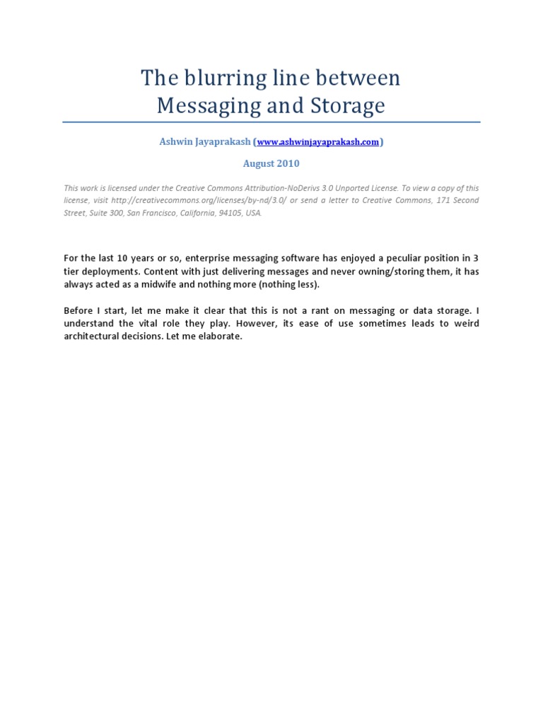 The Blurring Line | PDF | Scalability | Cache (Computing)