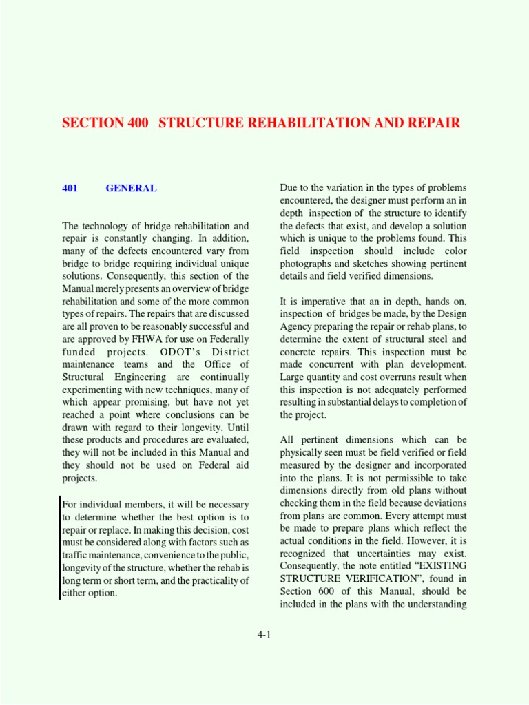 Rehabilation and Repair | PDF | Fatigue (Material) | Structural Steel