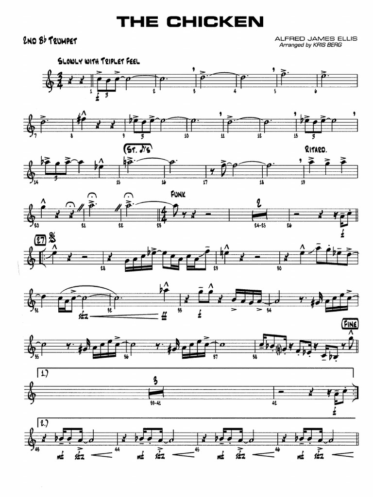 The Chicken - 07 - Trumpet in Bb 2