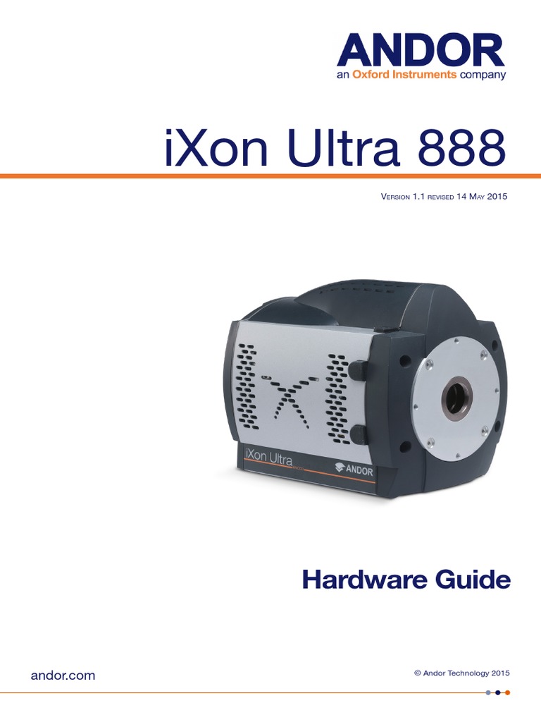 IXon Ultra 888 Hardware Guide 1.1 | PDF | Charge Coupled Device | Power ...