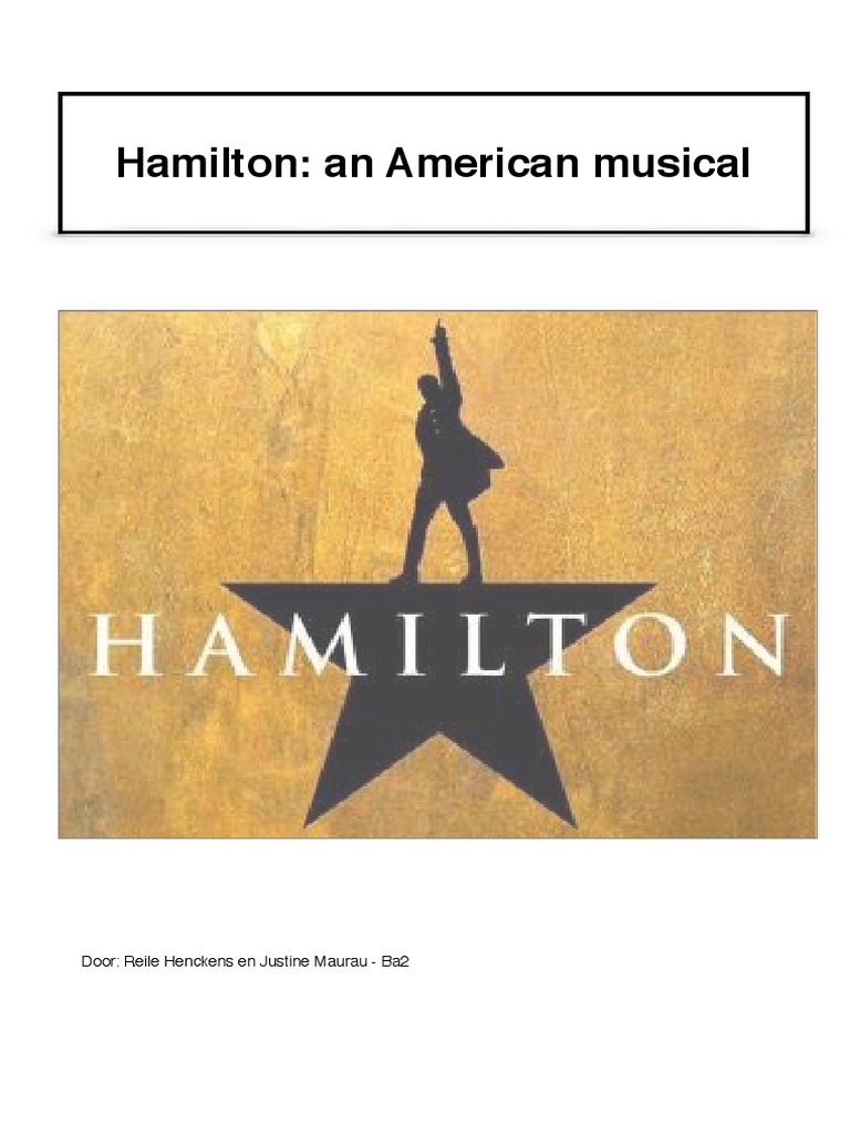 Hamilton Musicalanalyse | PDF