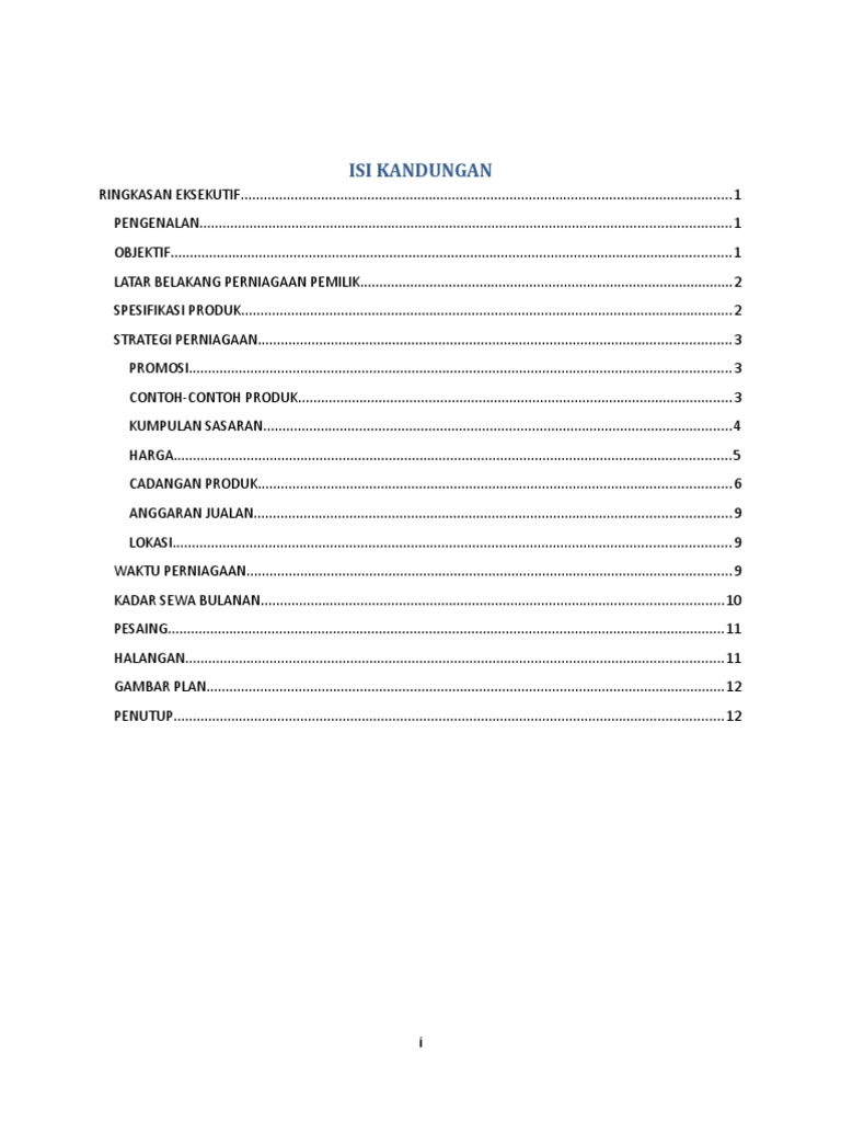 Isi Kandungan | PDF | Komputer