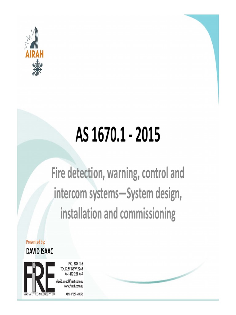 AS1670.1-2015 Seminar | PDF | Business