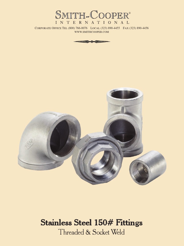 SCI Stainless 150 Fittings 0709 PDF | PDF | Pipe (Fluid Conveyance ...