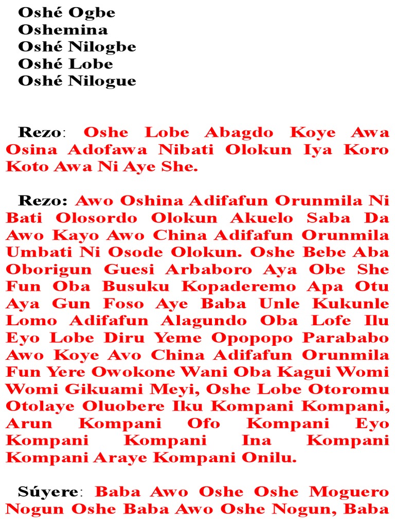 227.oshé Nilogbe | PDF | Religión y creencia | Naturaleza