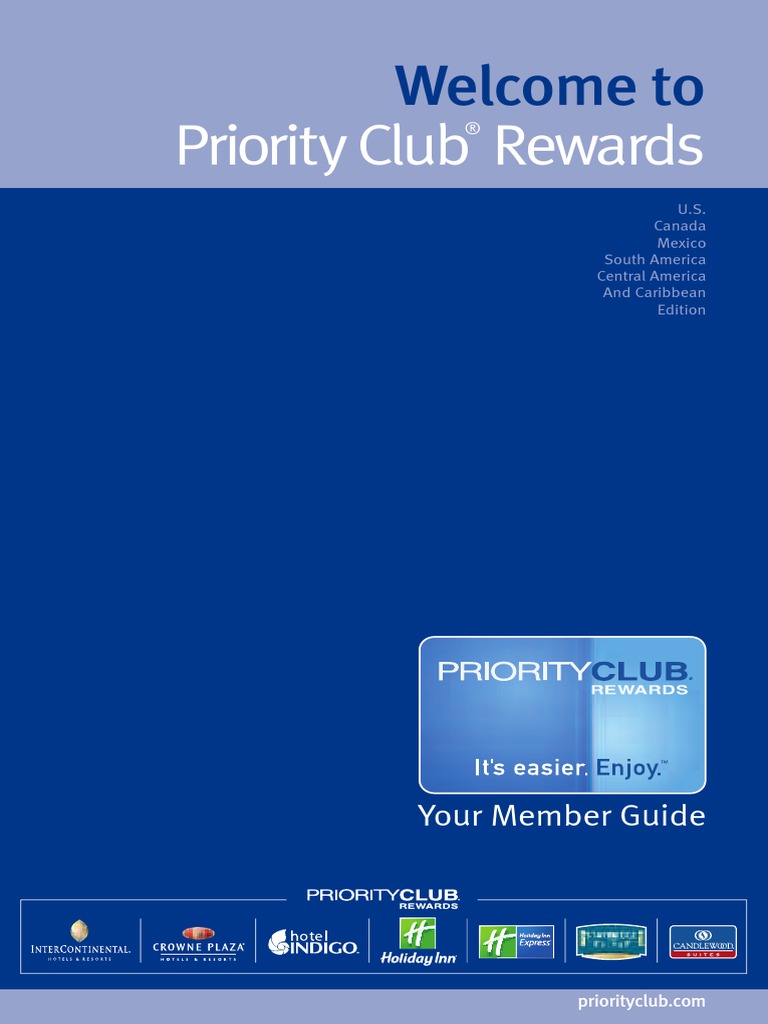 Priority Club Rewards: Welcome To | PDF