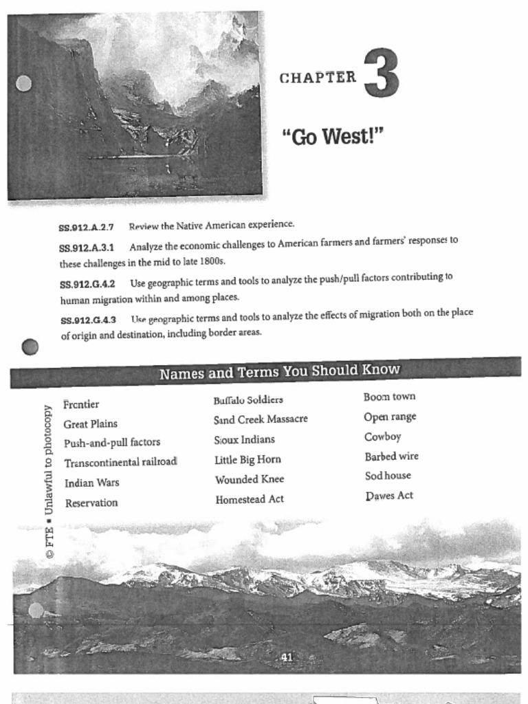 Chapter 3 Go West | PDF