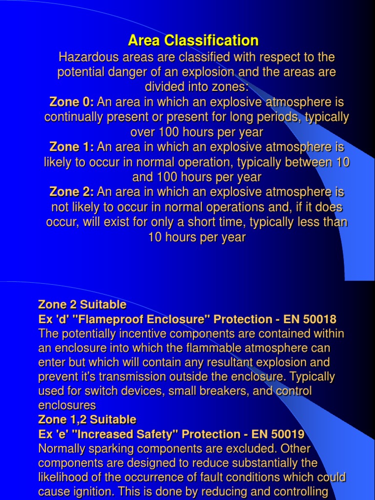 Area Classification | PDF | Gases | Chemistry