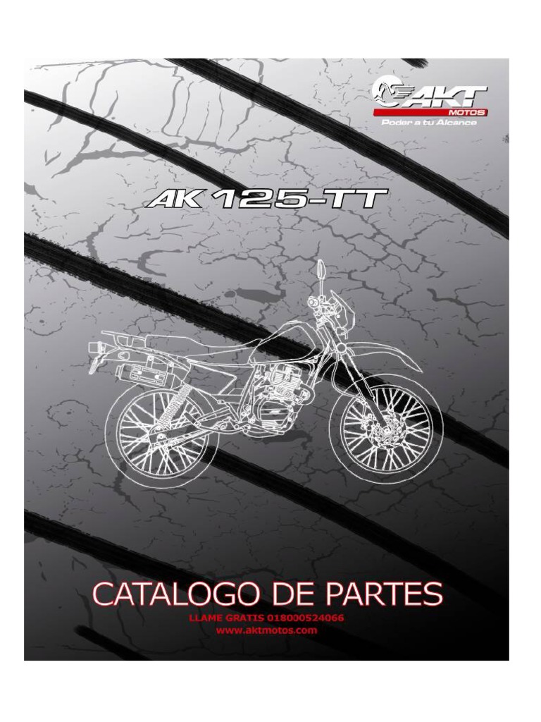 AK125 - TT - Catálogo de Partes | PDF | Embrague | Motocicleta