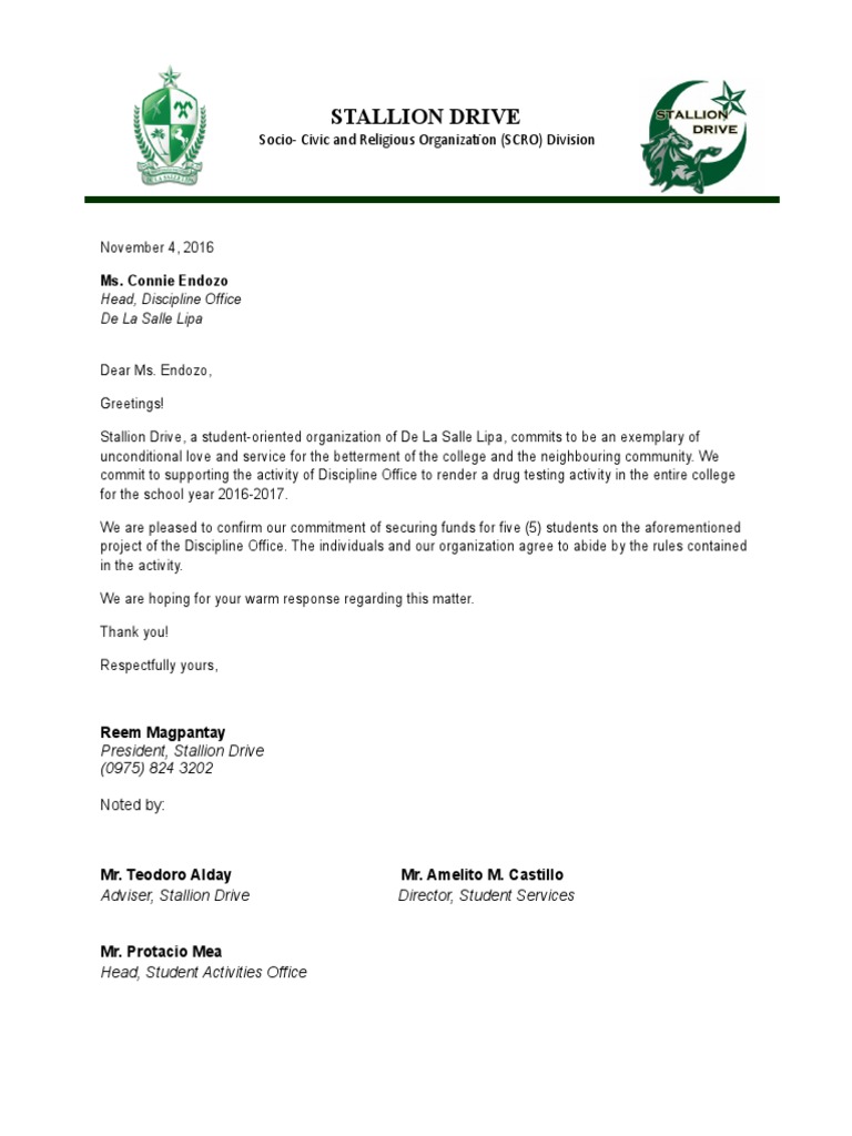 Letter Pledge New | PDF