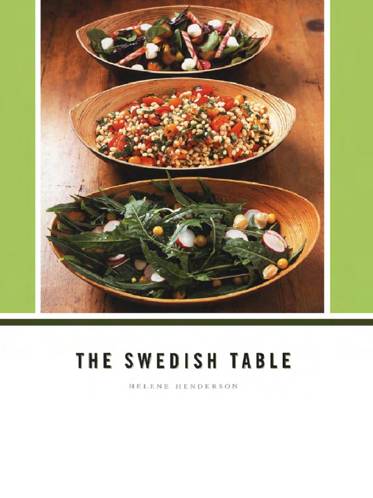 The Swedish Table | PDF | Pancake | Salad