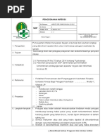 SOP DEKONTAMINASI PERALATAN PERAWATAN PASIEN Revisi2 | PDF