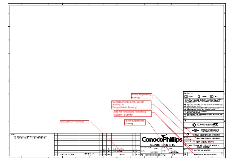 Kop Suban (Shop DWG) | PDF