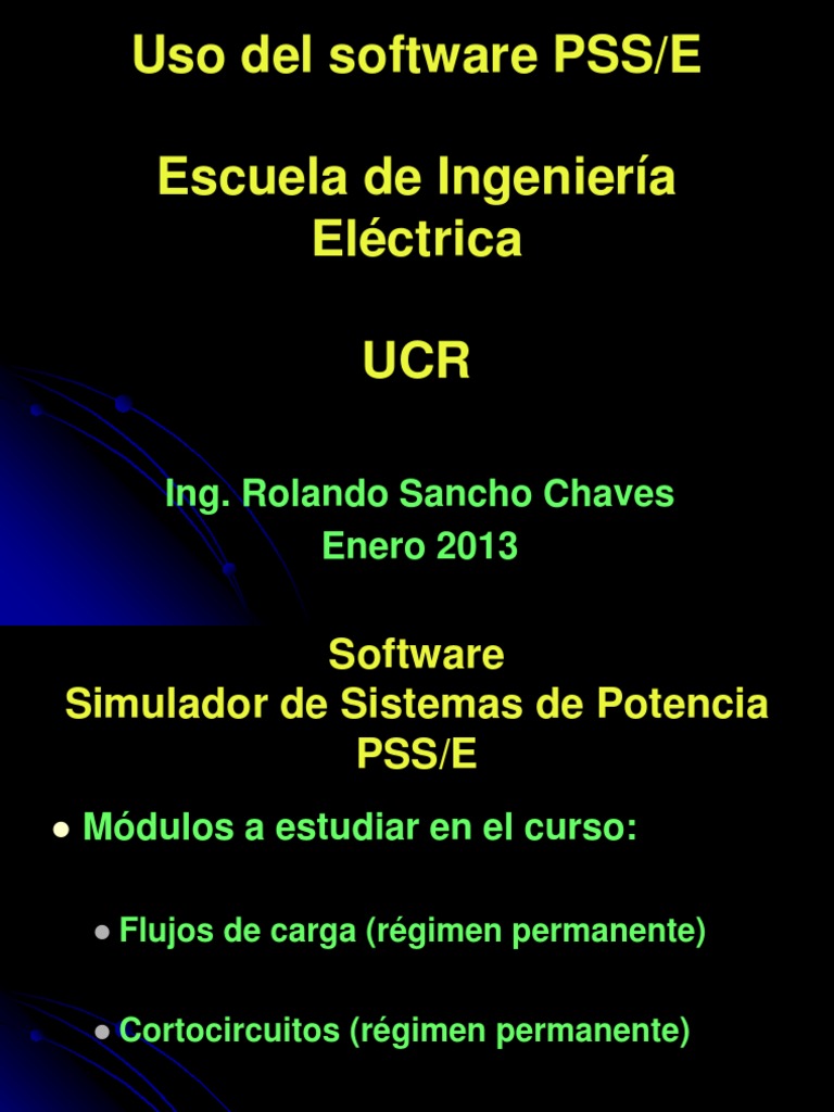 Introduccion PSSe | PDF
