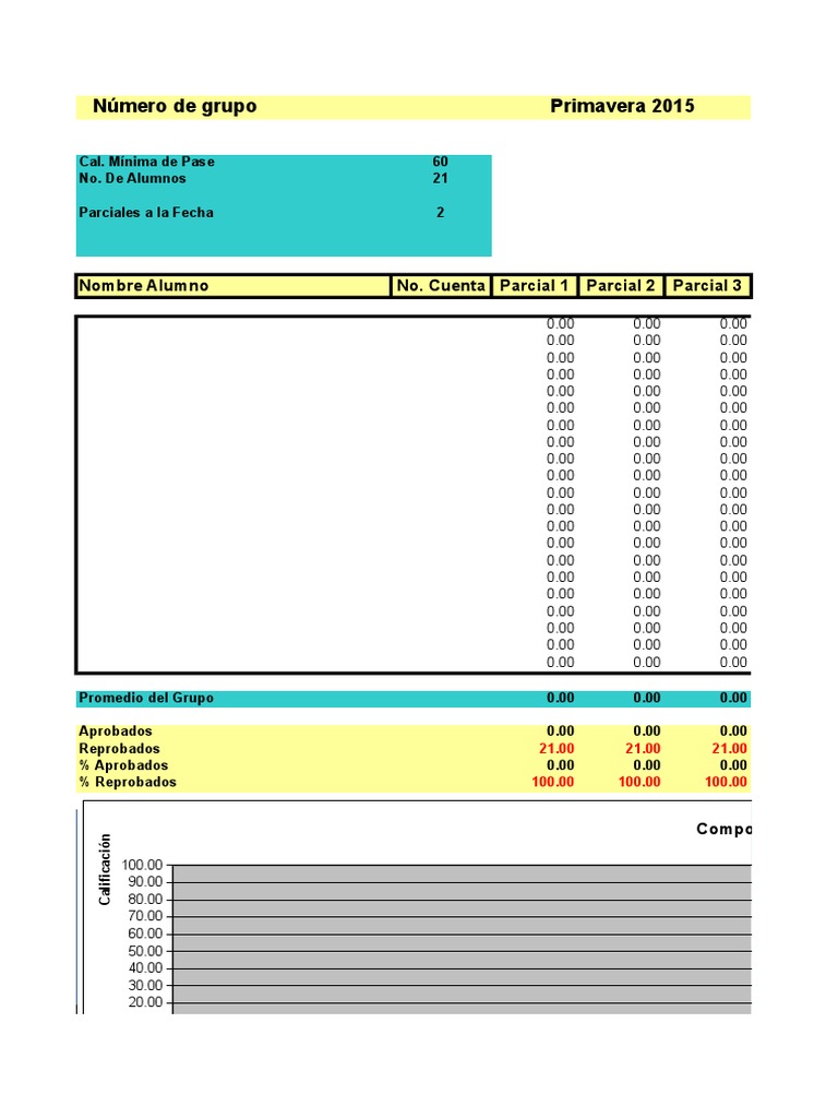 Plantilla de Excel para Notas Academicas | PDF | Further Education