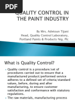 Manufacturing Process of Paints | PDF | Paint | Mill (Grinding)