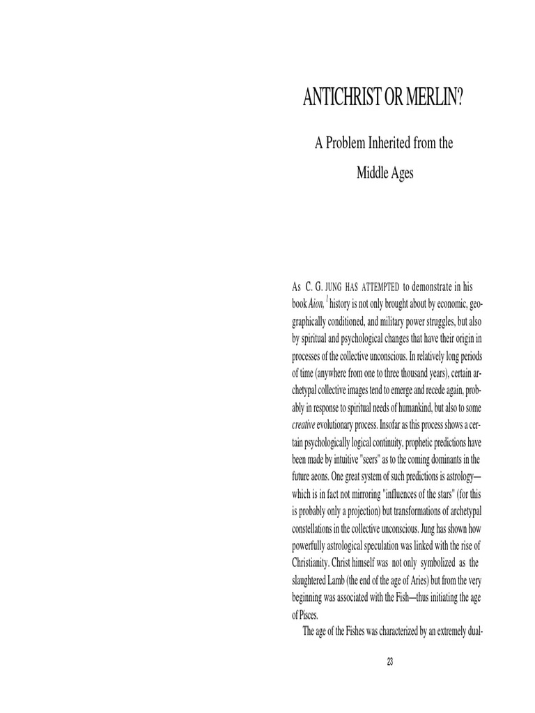 Antichrist and Merlin: A Duality Analysis | PDF