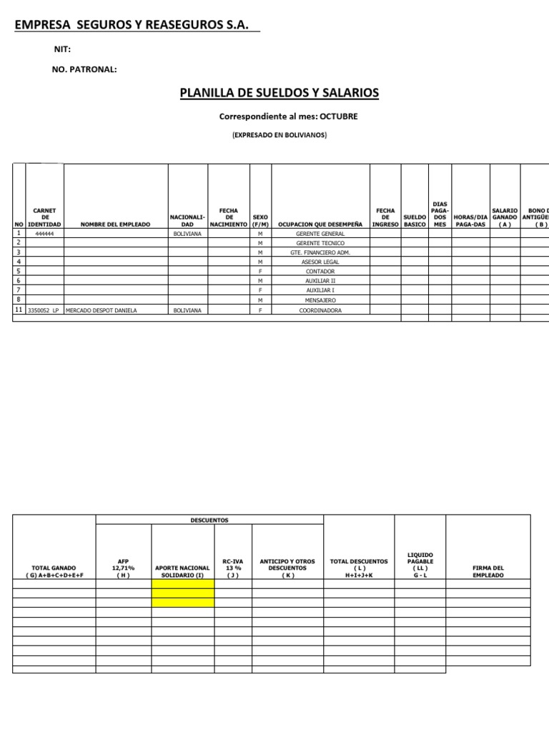 Empresa Seguros y Reaseguros S | PDF