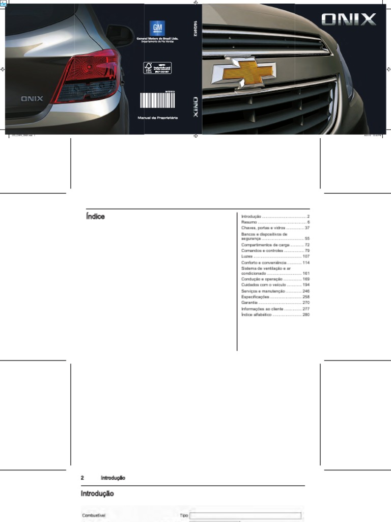 Manual Onix 2013 PDF | PDF