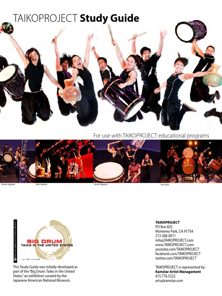 Taiko Study Guide | PDF | Drumming | Rhythm And Meter