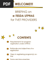 UTPRAS Requirements Checklist | PDF | U.S. Securities And Exchange ...