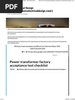 57-Power Transformer Installation Checklist | PDF | Transformer ...