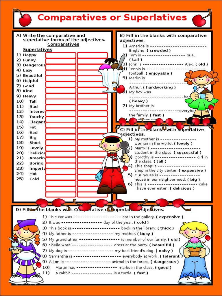 Comparative or Superlative | PDF | Grammar | Language Mechanics