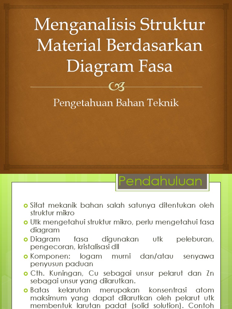 Menganalisis Struktur Material Berdasarkan Diagram Fasa | PDF