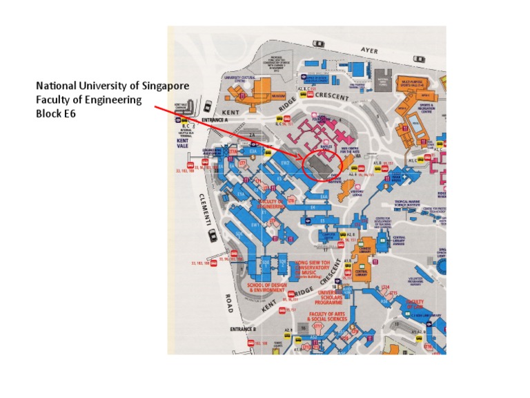 National University of Singapore Faculty of Engineering Block E6 | PDF