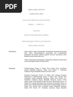CONTOH PERDES Bumdes | PDF