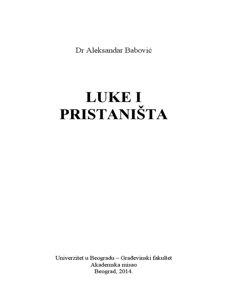 Luke I Pristanista | PDF