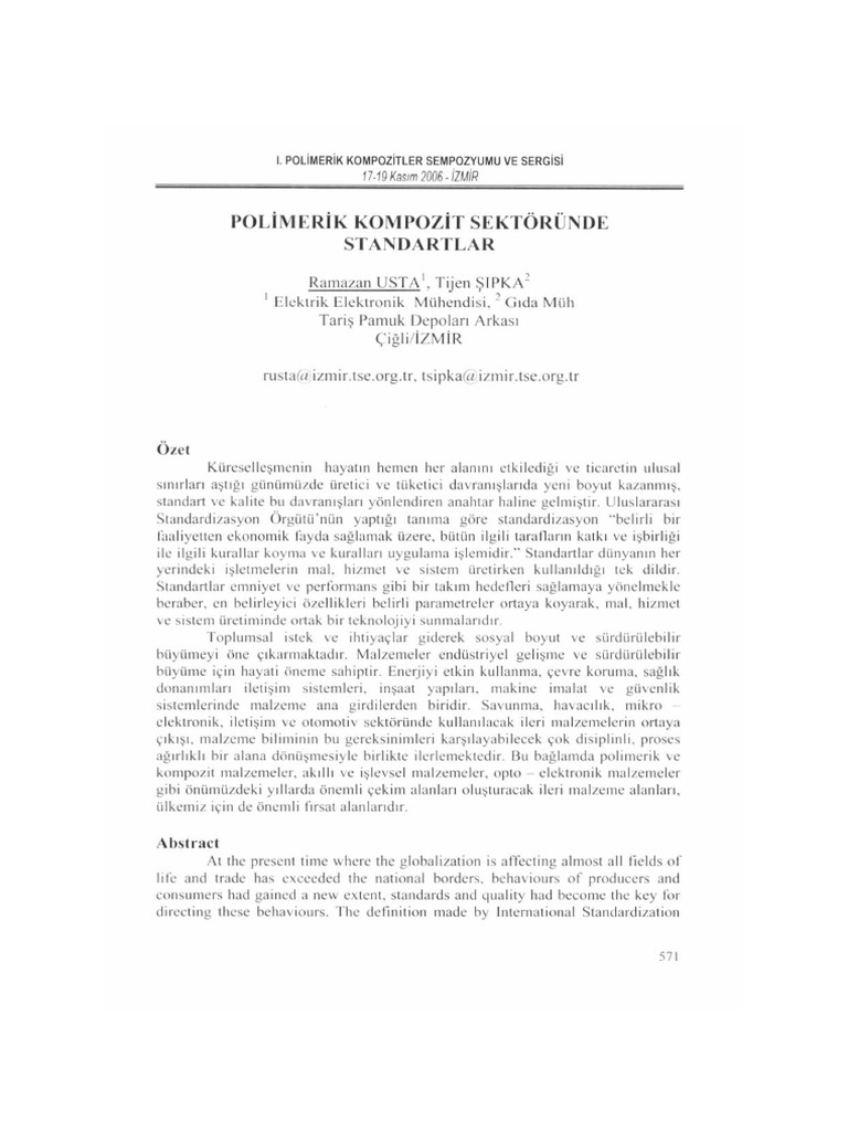 Polimerik Kompozitler | PDF