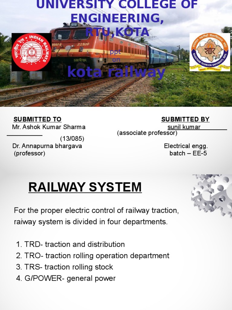 Kota Railway | PDF | Transformer | Relay